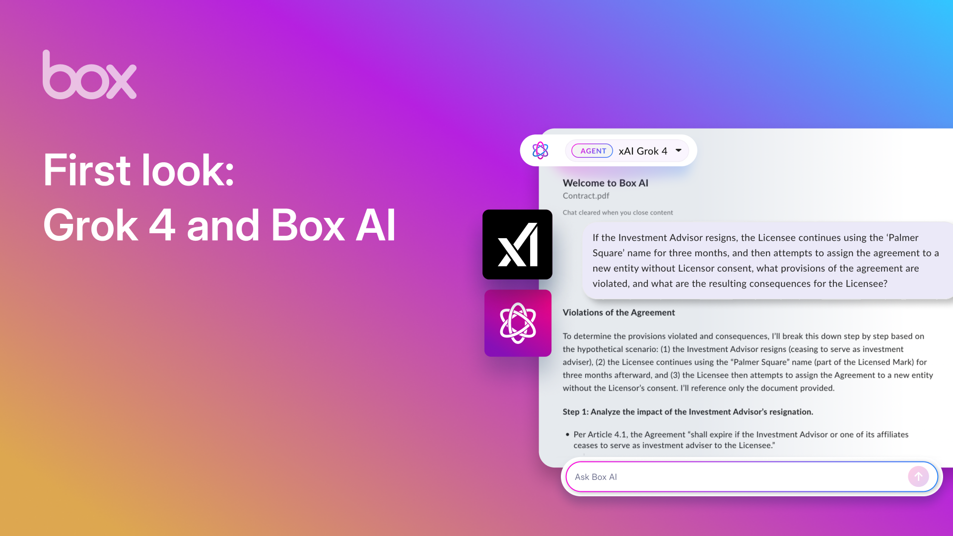 First Look: Grok 4 and Box AI | Box Blog